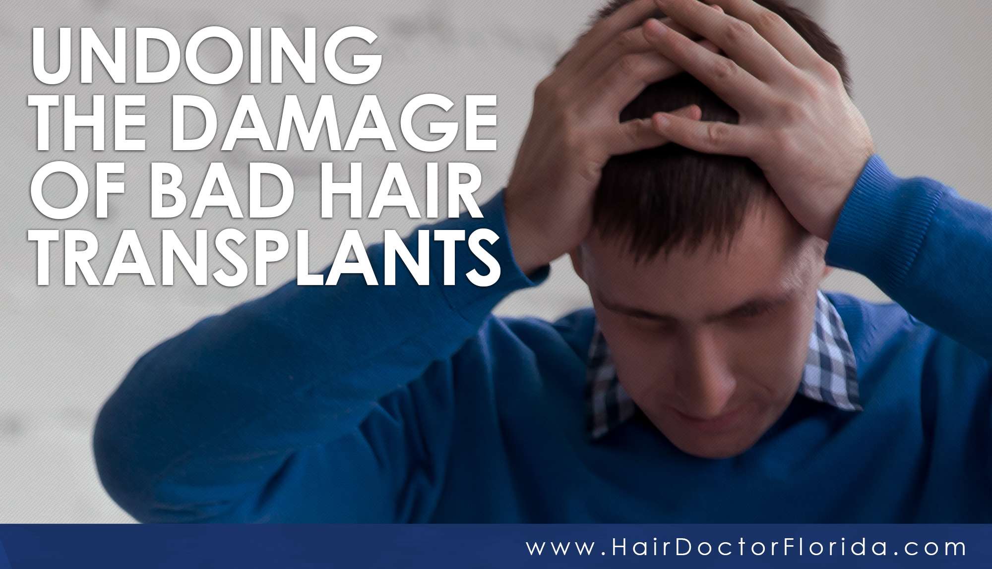 Undoing the Damage of a Bad Hair Transplant - Tempus Hair